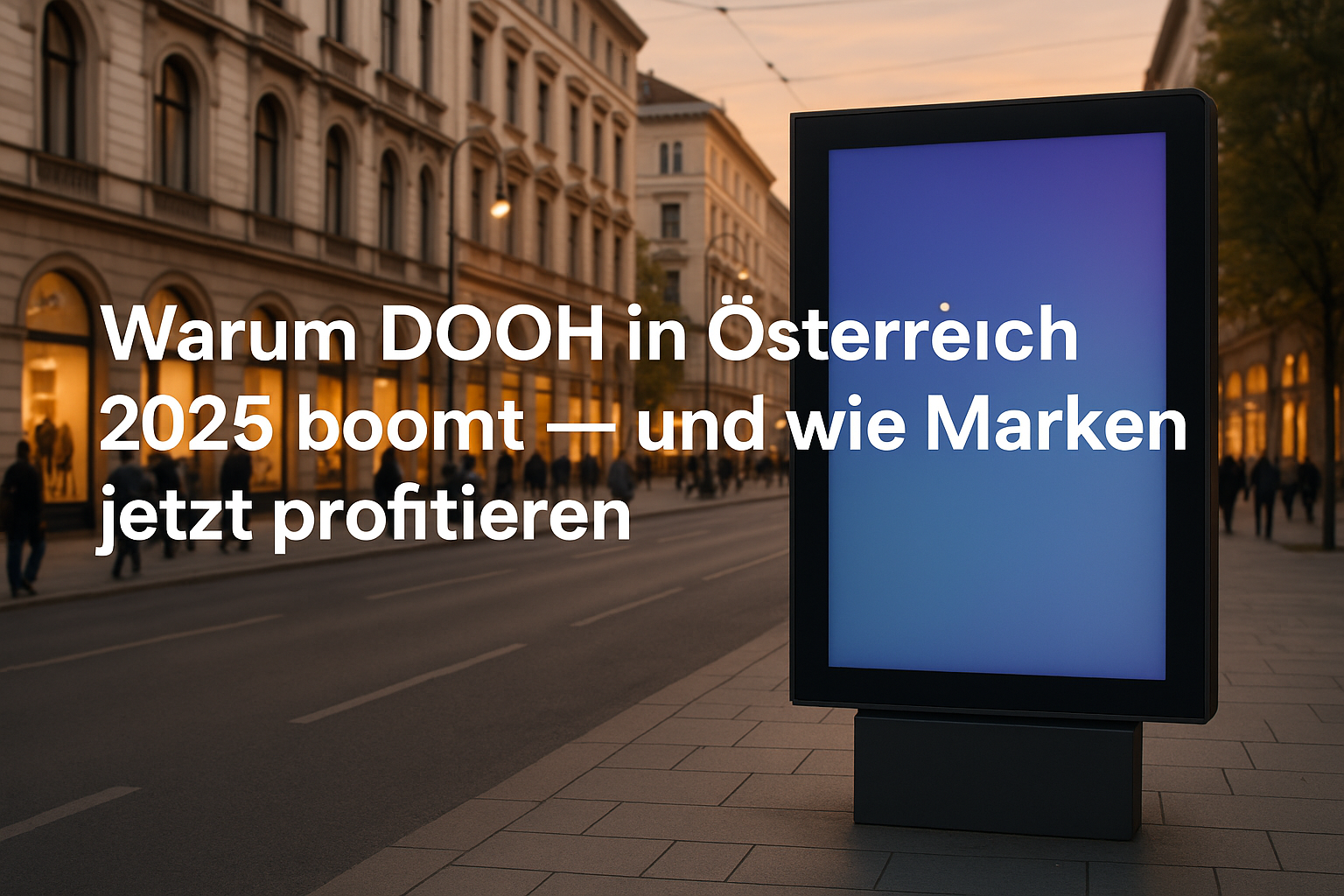 Warum DOOH in Österreich 2025 boomt – und wie du mit adyoutiser sofort ...